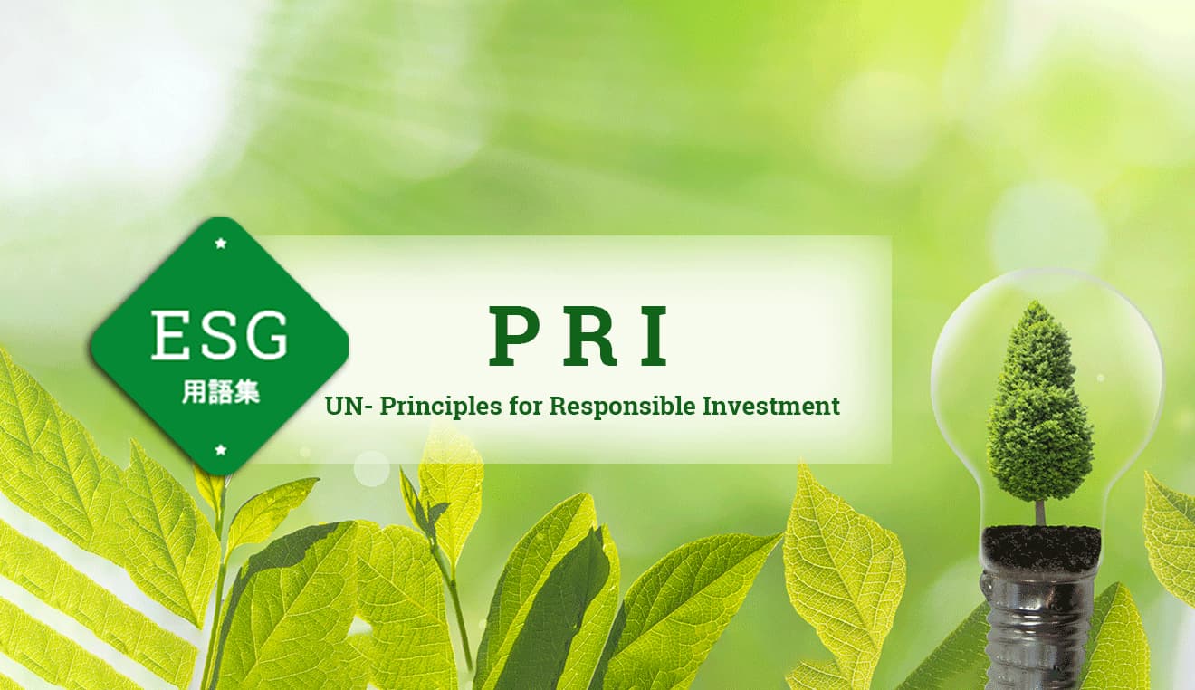 PRI（UN- Principles for Responsible Investment） | Finasee（フィナシー）